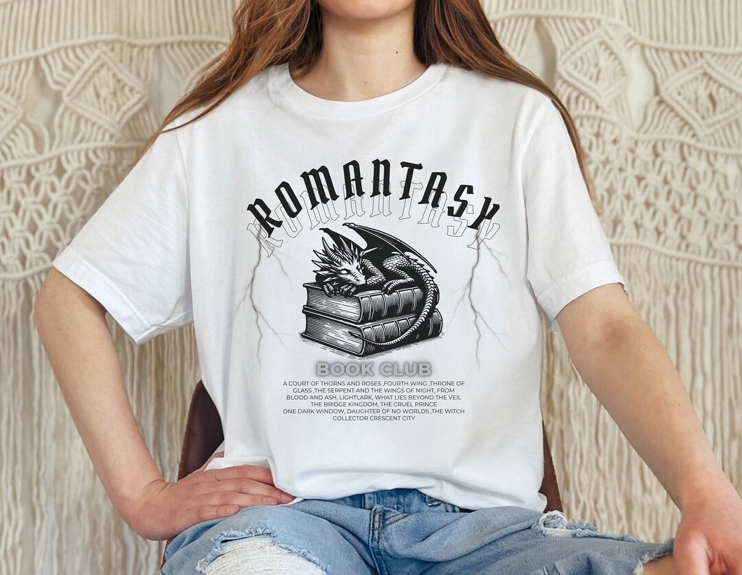 Book Club Tee, Readers Society Shirt, Romantasy Book Club Shirt ...