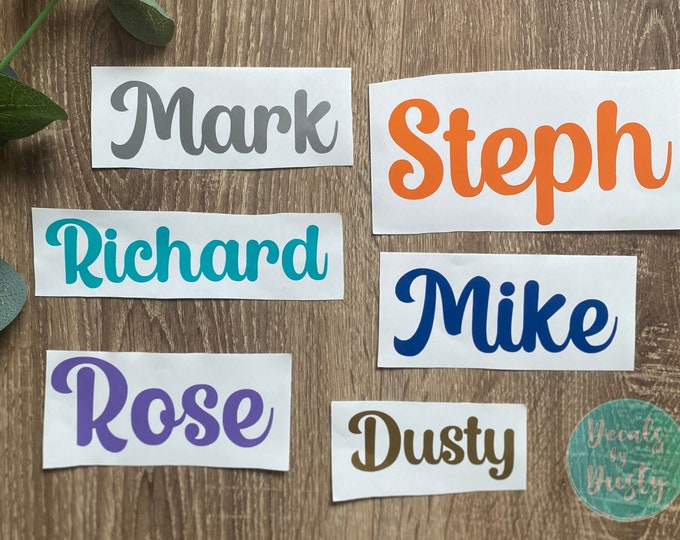 Personalised decals and customised gifts. by DecalsByDusty on Etsy