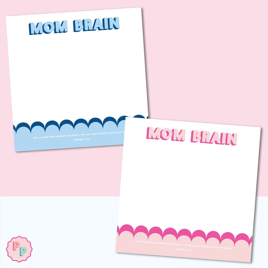 Mom Brain Notepad - Etsy