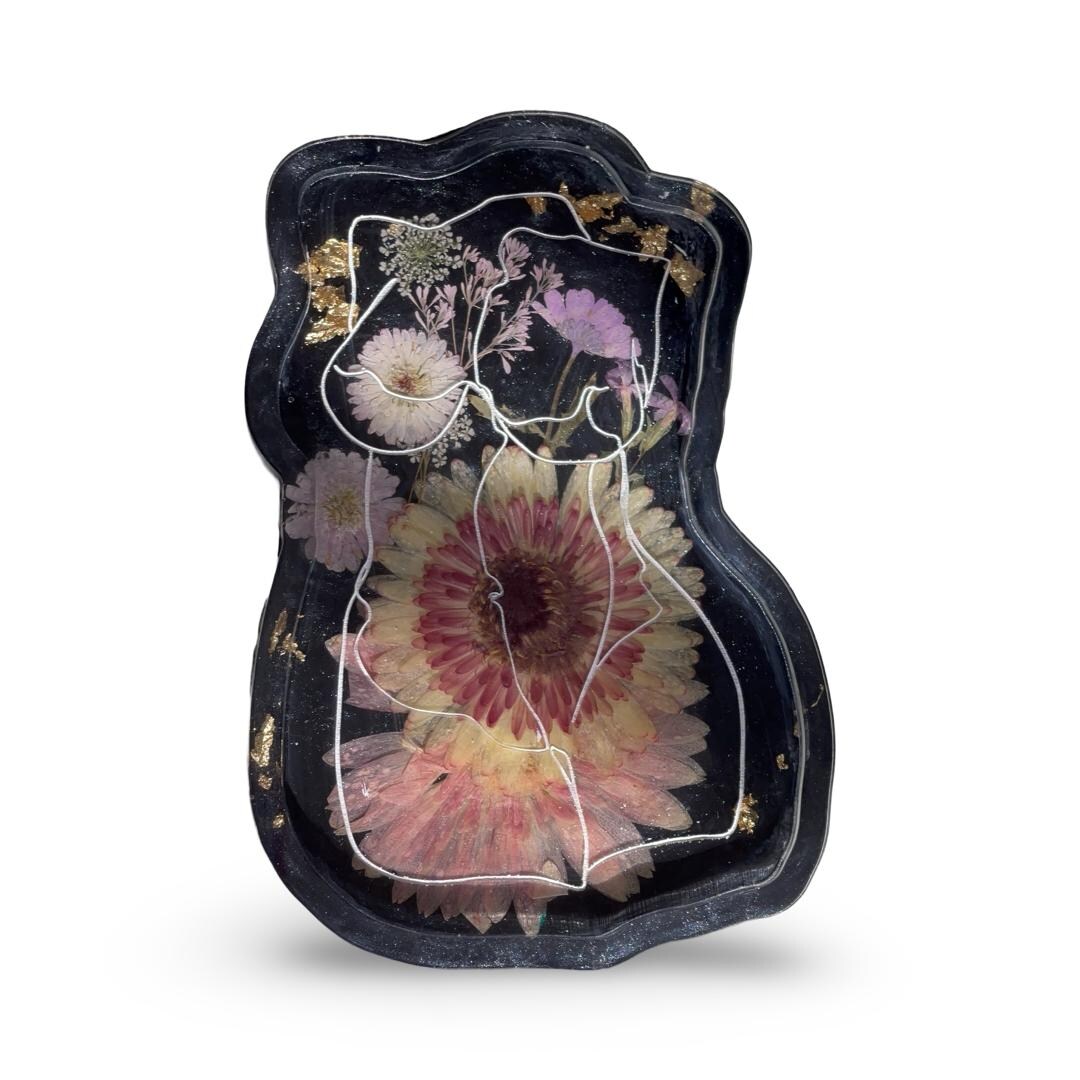 Floral Body Positive Trays - Etsy