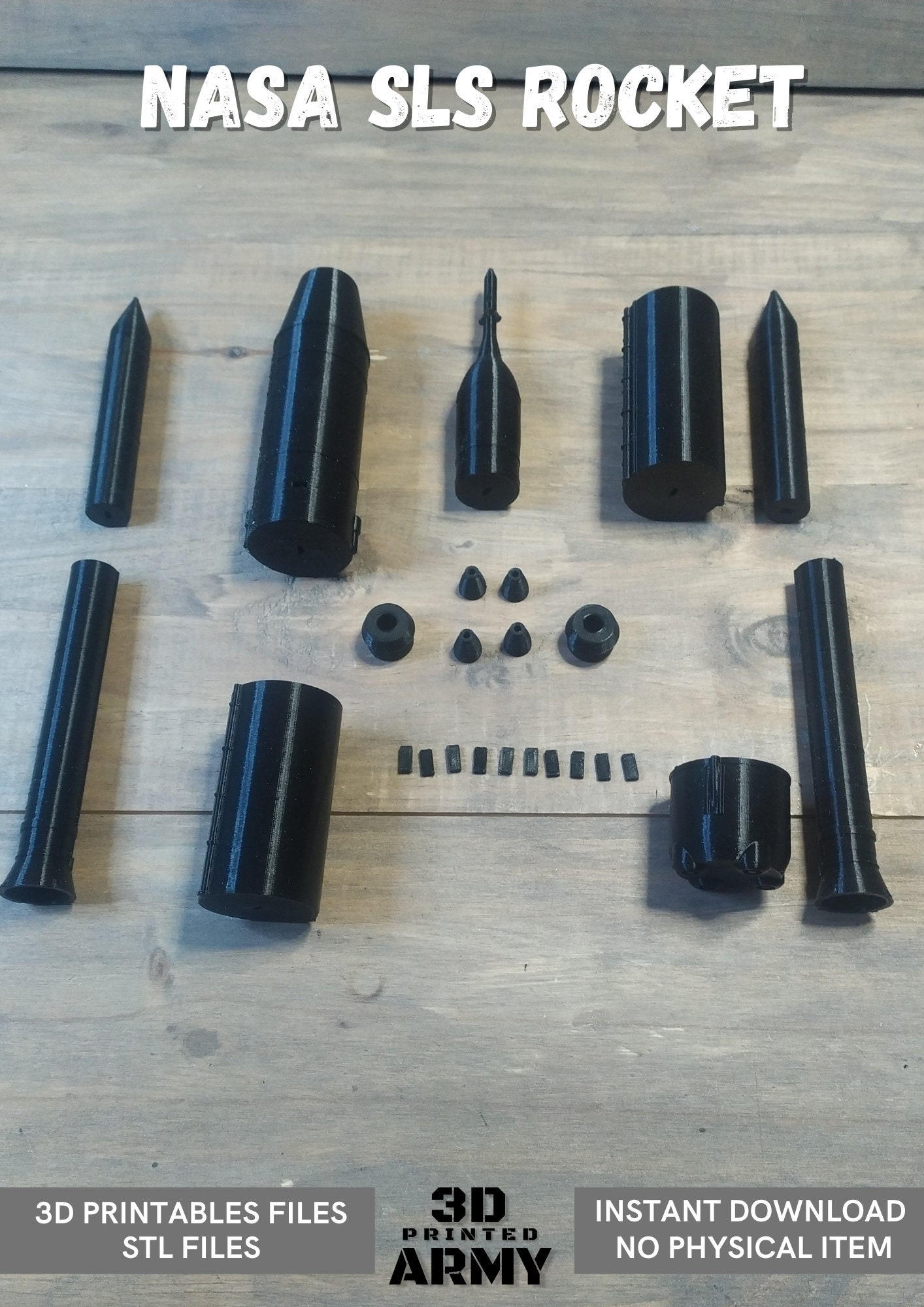 Nasa SLS Rocket / STL Files for 3D Printing / Digital Download - Etsy ...