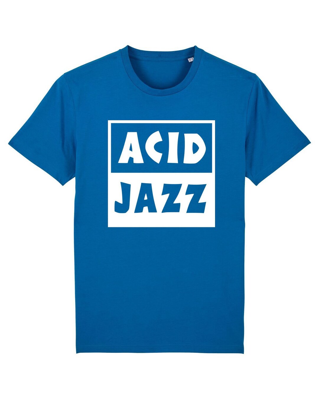 Premium Organic T-shirt: ACID JAZZ Official Merchandise White Logo 3 ...