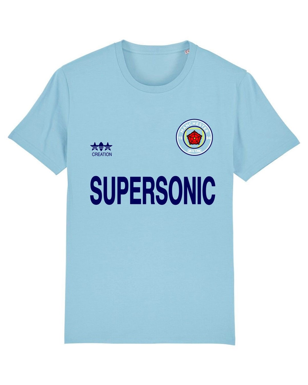 SUPERSONIC: Premium Quality Organic T-shirt Inspired by Oasis ...