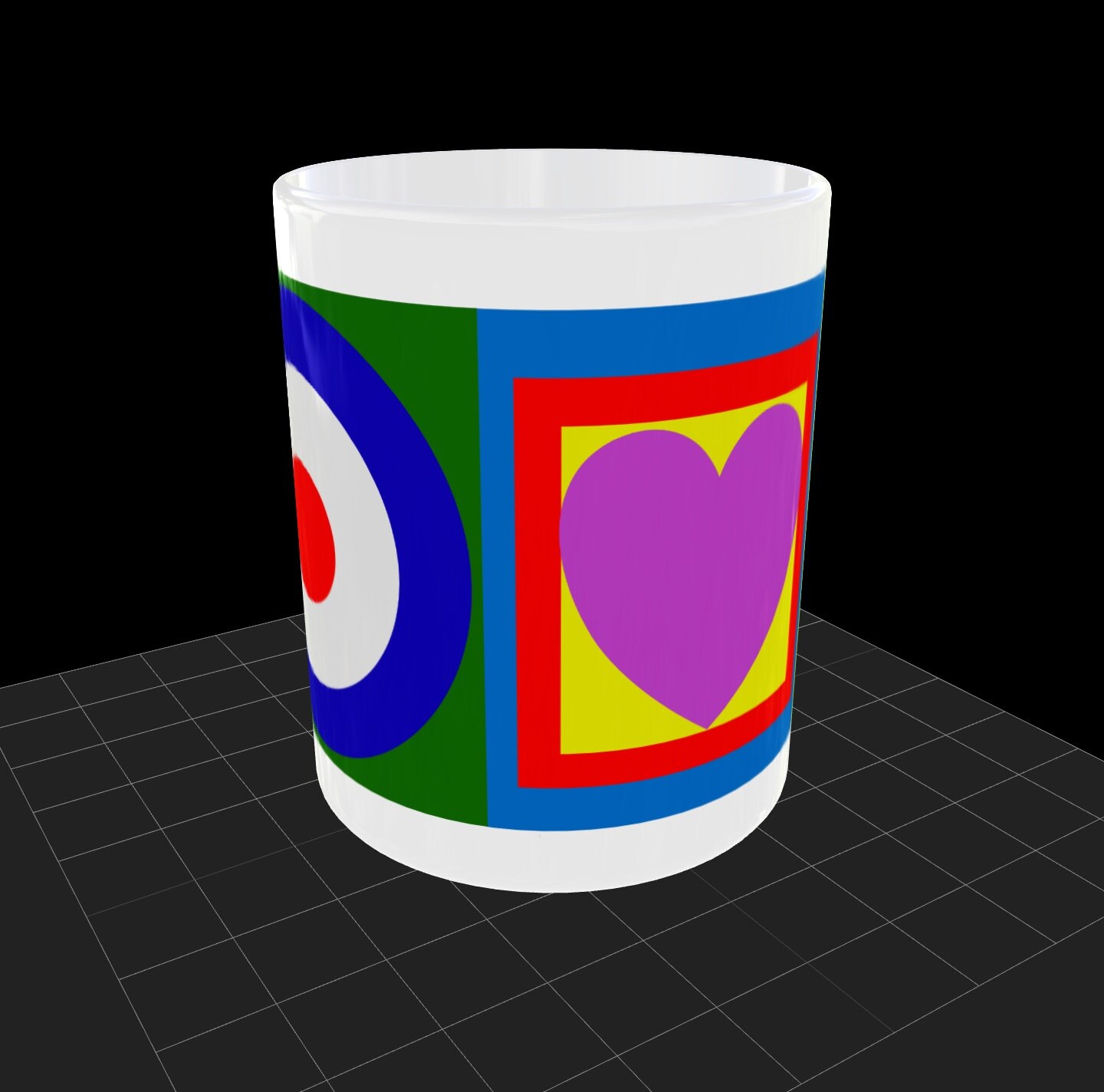 Pop Art Mugs - Inspired by Peter Blake & Paul Weller - Etsy