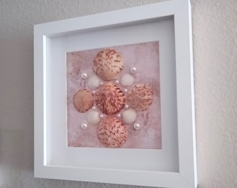 Shell Art Shadow Box | Etsy