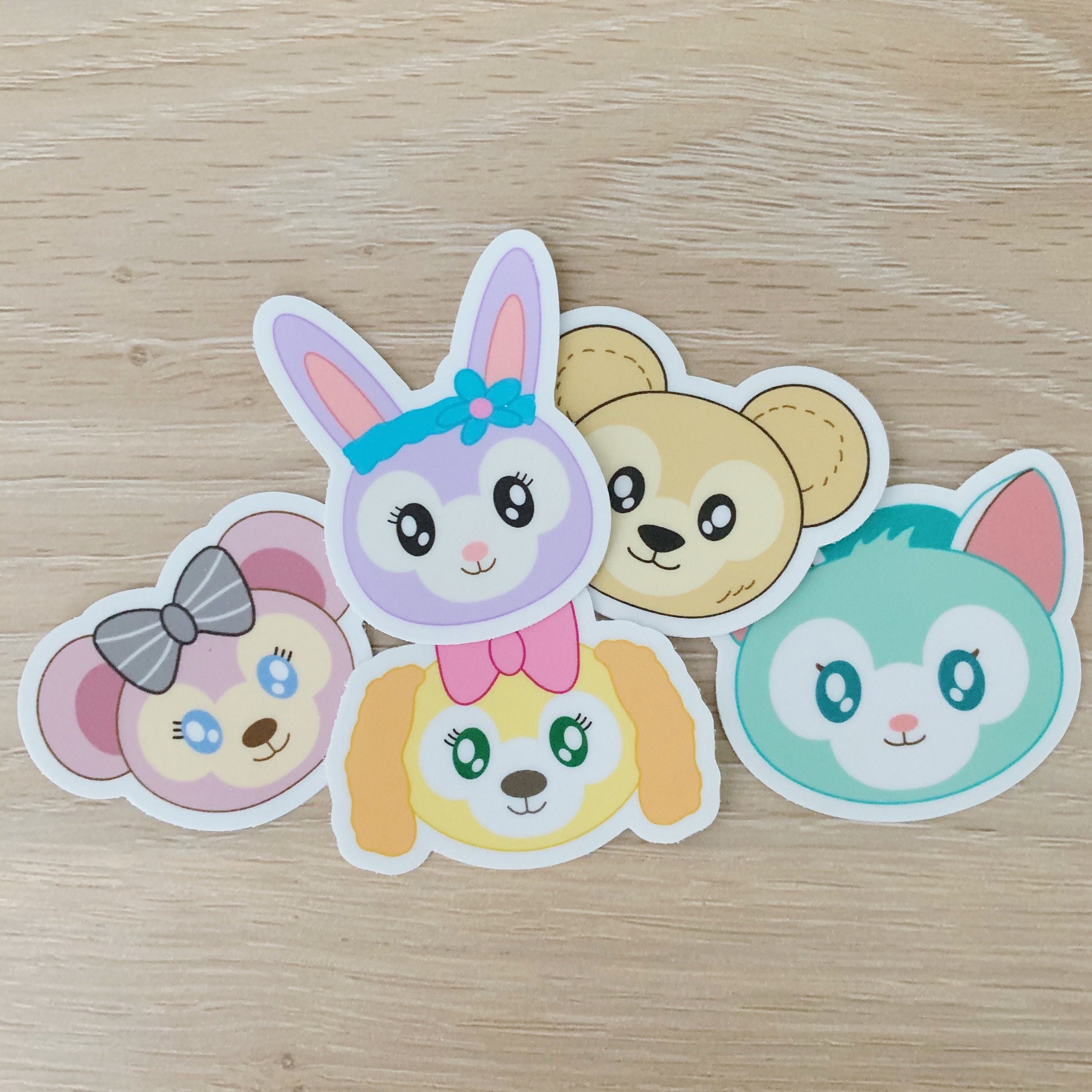 Classic Collection Duffy & Friends Inspired Sticker Pack - Etsy
