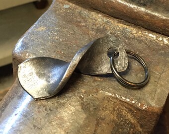 Nail Katana Sword Keychain hand Forged - Etsy