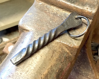 Nail Katana Sword Keychain hand Forged - Etsy