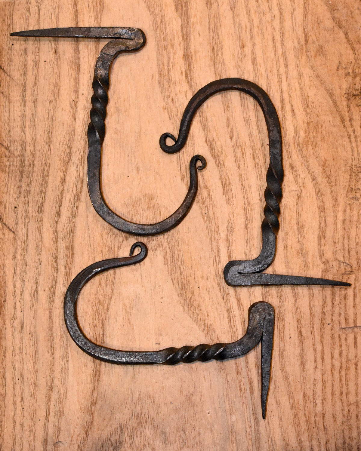 Hand Forged Drive / Beam Hook - Set of 3 - Etsy