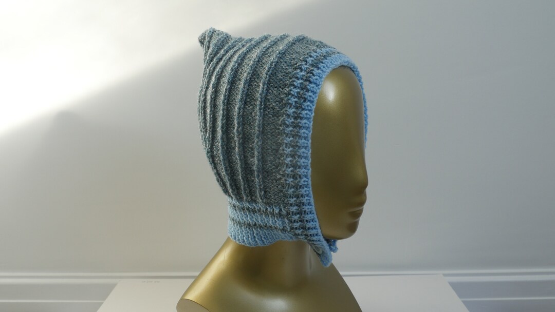 Handmade Knitted Adult Hat, Pixie Style Hat, Winter Hat, Bonnet - Etsy