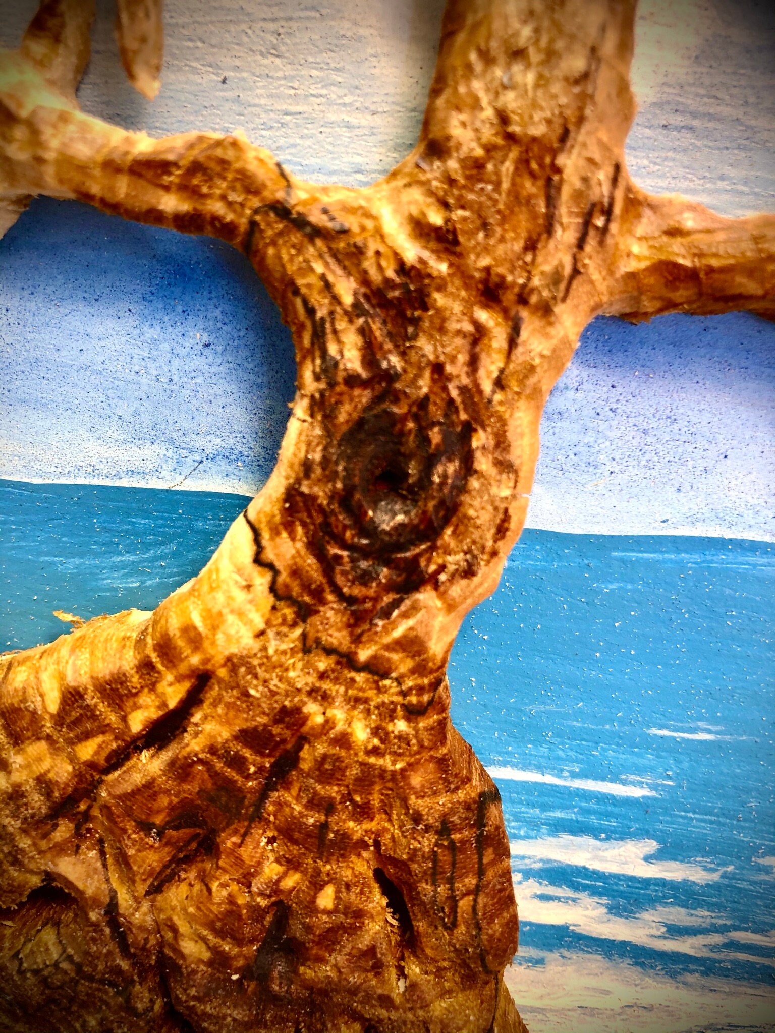Hand Carved Tree of Life Mantle Stand - Etsy
