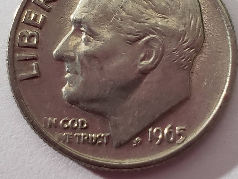 1965 Roosevelt Dime Error Coin. No Mint Mark. Very Rare. Uncleaned. - Etsy