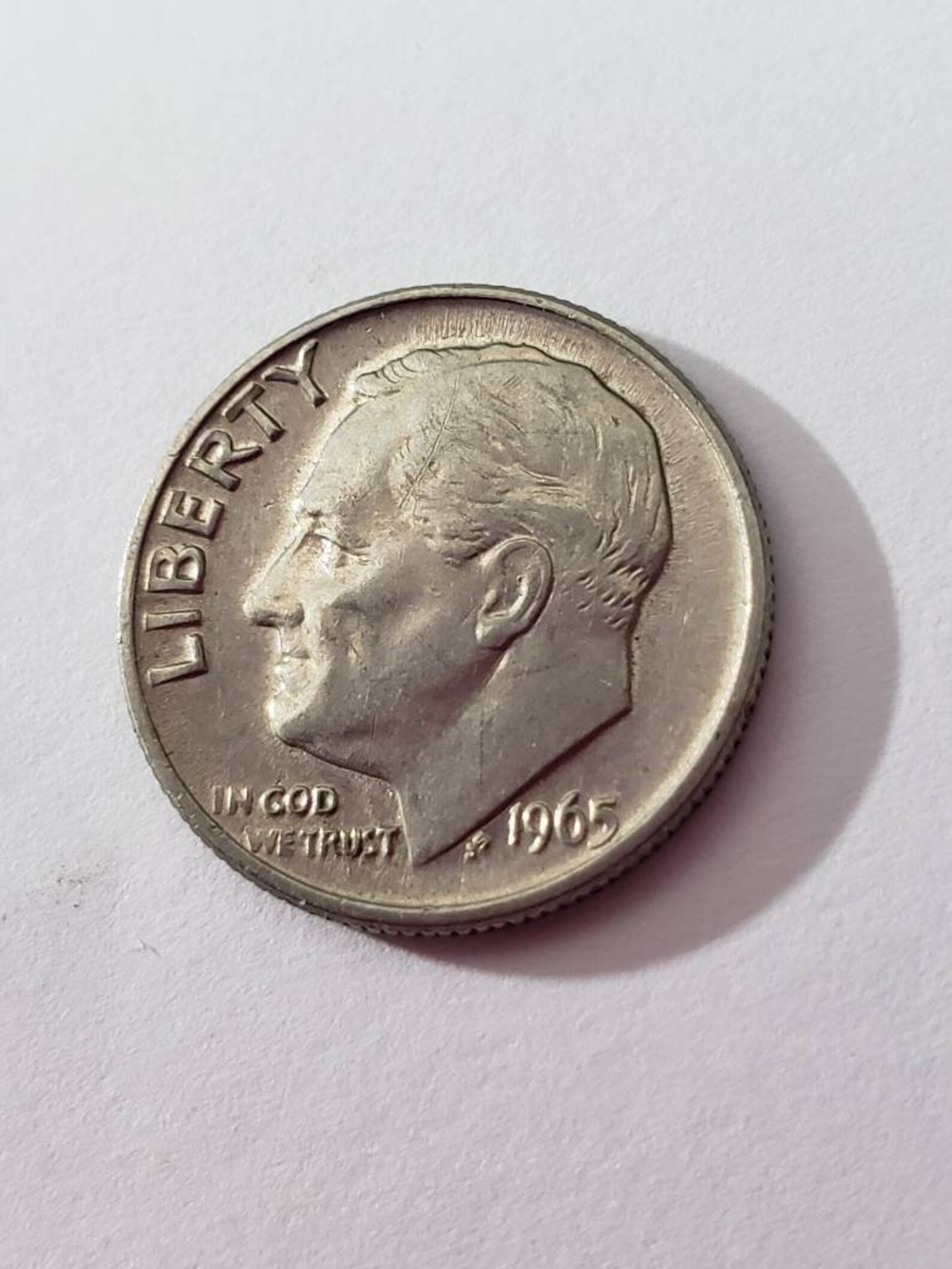 1965 Roosevelt Dime Error Coin. No Mint Mark. Very Rare. Uncleaned. - Etsy