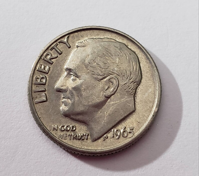 1965 Roosevelt Dime Error Coin. No Mint Mark. Very Rare. Uncleaned. - Etsy