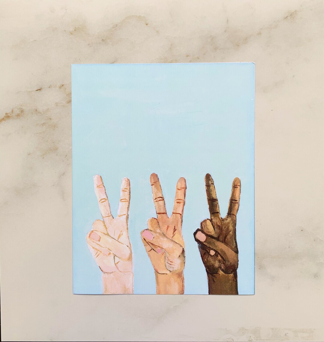 Peace Sign Print - Etsy