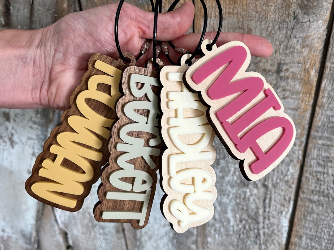Backpack Bag Tag, School Name Tag, Lunch Bag Tag, Lunchbox Tag, School ...