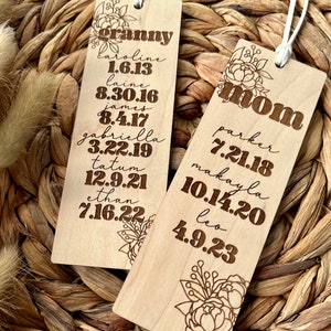 Personalized Mother's Day Bookmark, Custom Mother's Day Gift From Kids ...