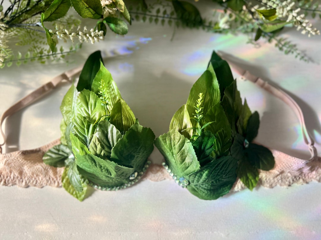 Green Fairy Top for Costume, Cosplay, Rave, or EDC, Seaweed Mermaid ...