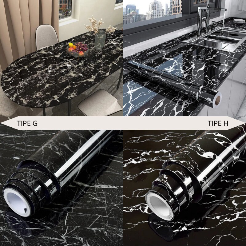 High-quality, Heat-resistant Marble-effect Self-adhesive Wallpaper ...