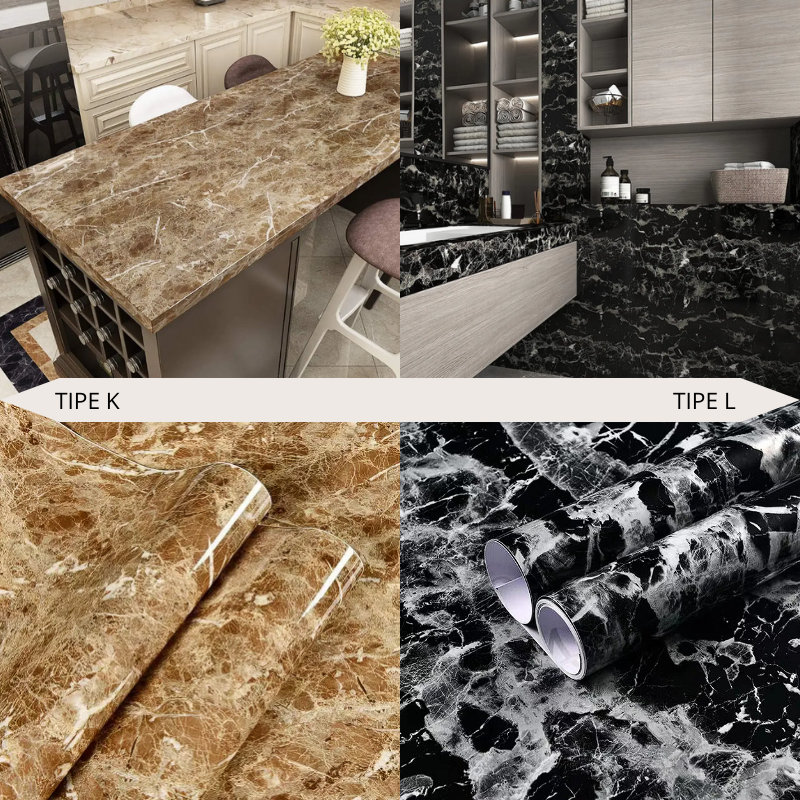 High-quality, Heat-resistant Marble-effect Self-adhesive Wallpaper ...