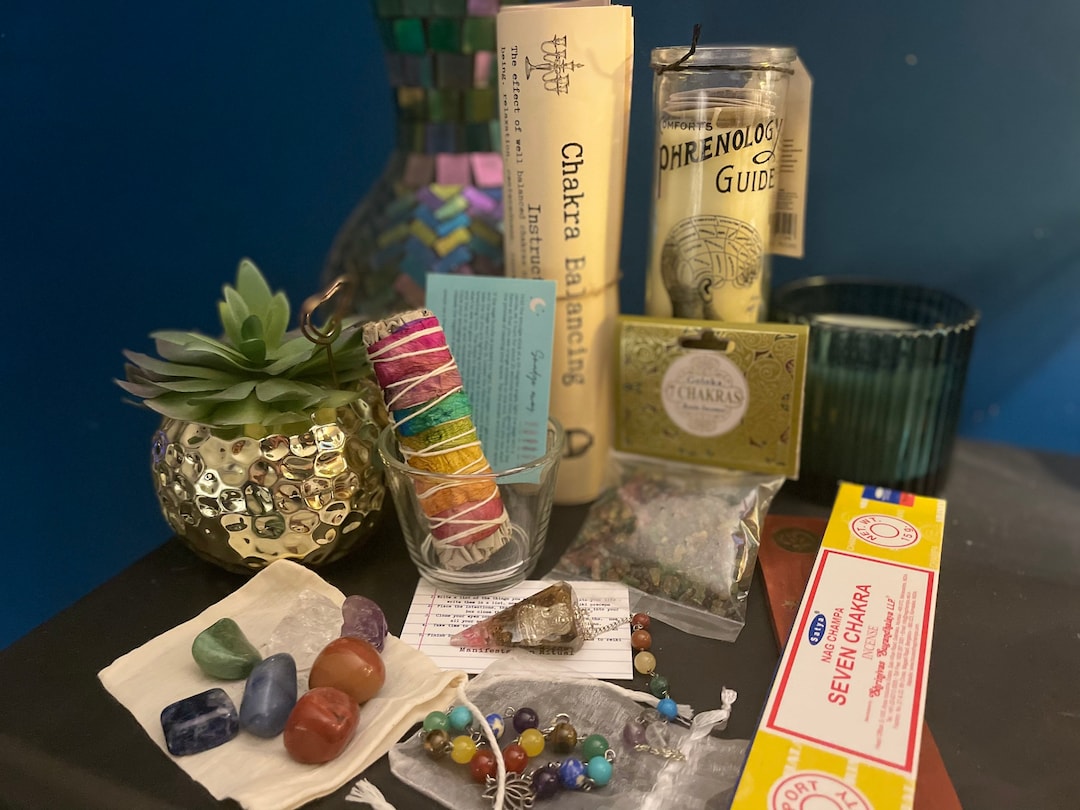 Chakra Balancing Kit Chakra Crystals Set Spiritual Gift UK Chakra ...