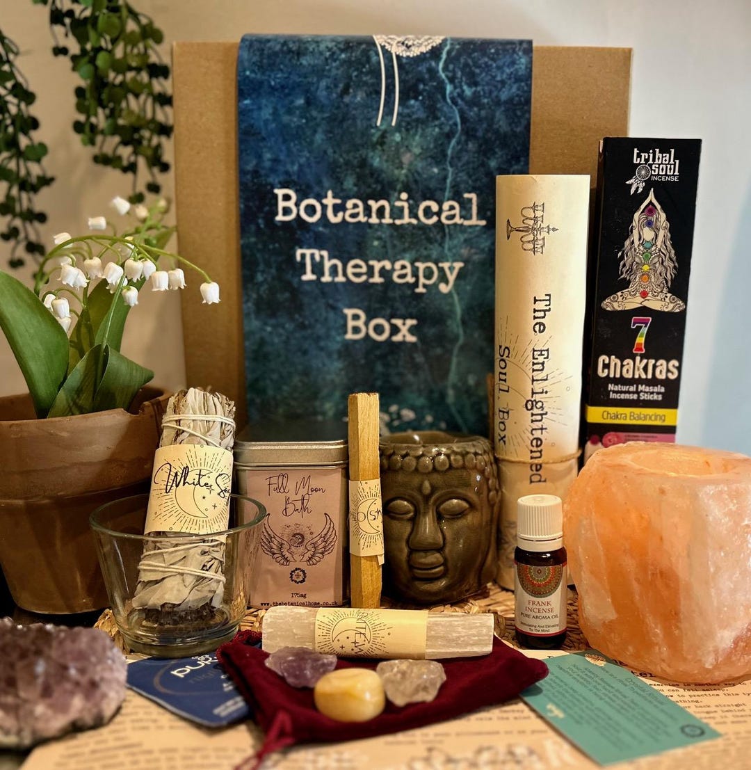 The Enlightened Soul Box, Beginners Spiritual Box, Meditation Gift Box ...