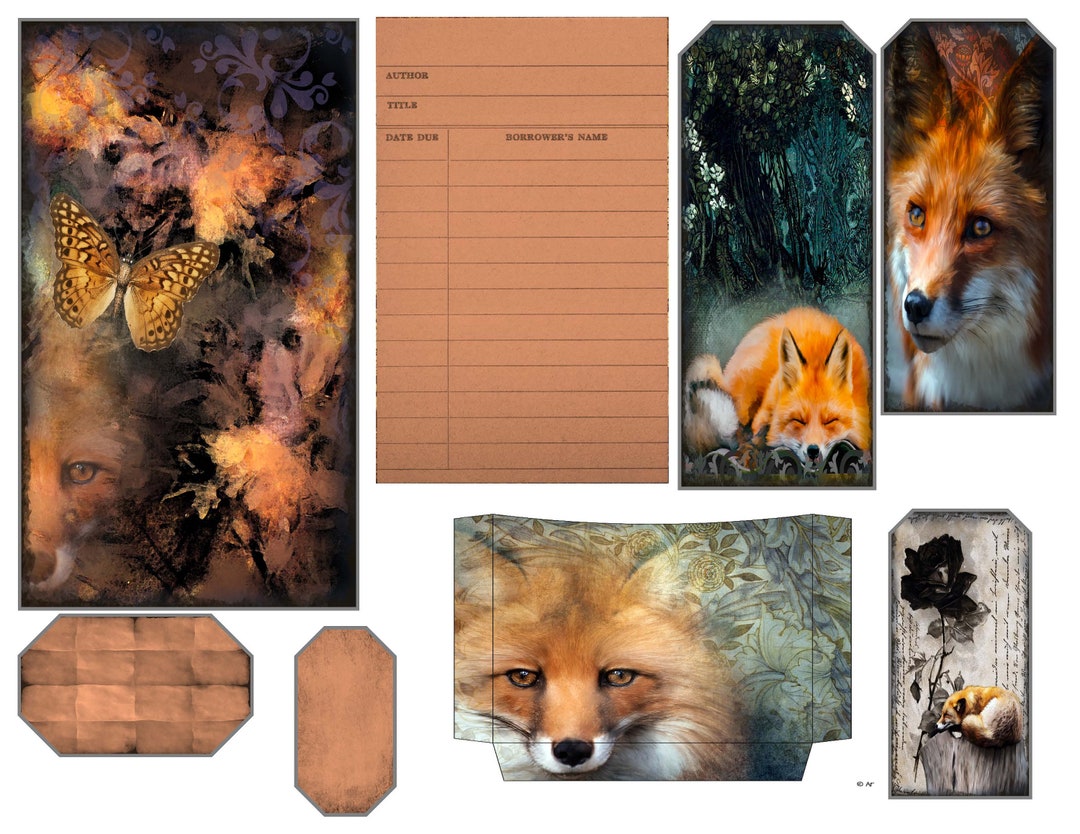 Fox Pocket, Digital Download, Vintage, Ephemera, Junk Journal ...