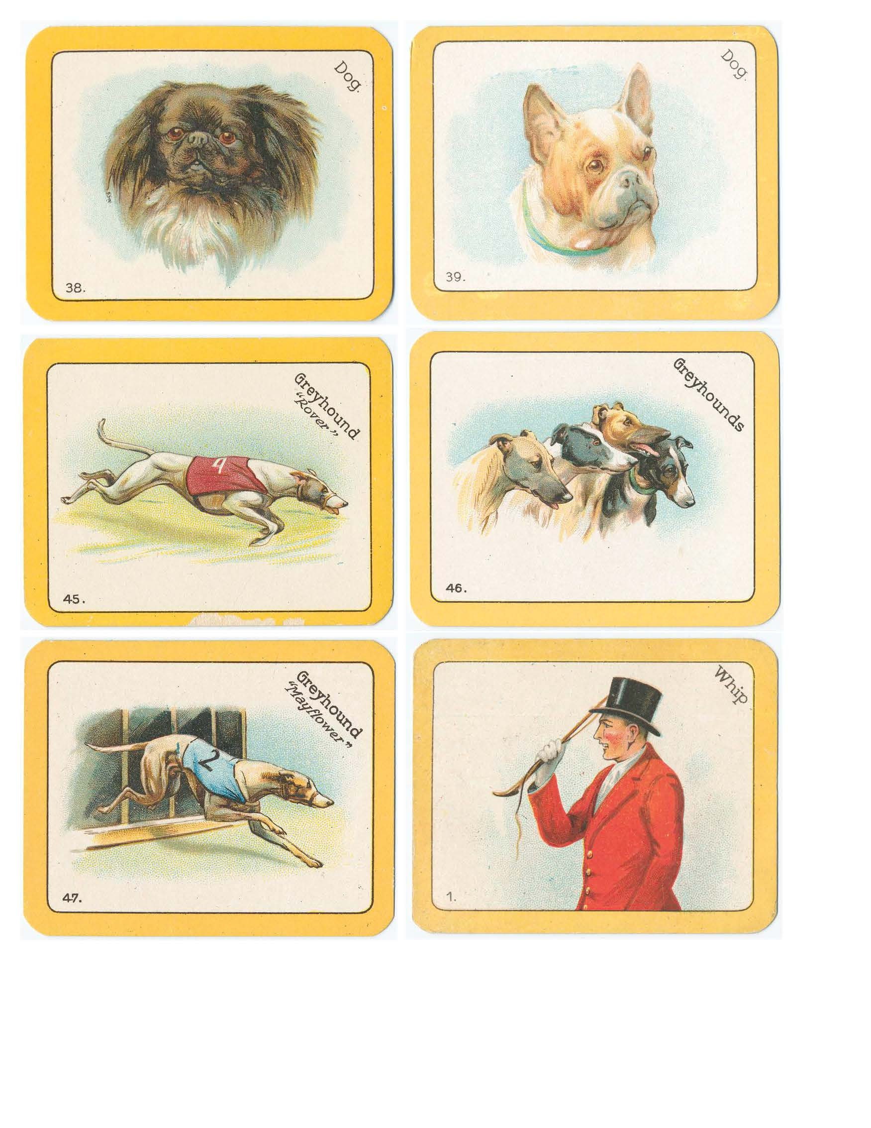 English, Playing Cards, 10 Pages, Instant Download, Vintage Ephemera ...