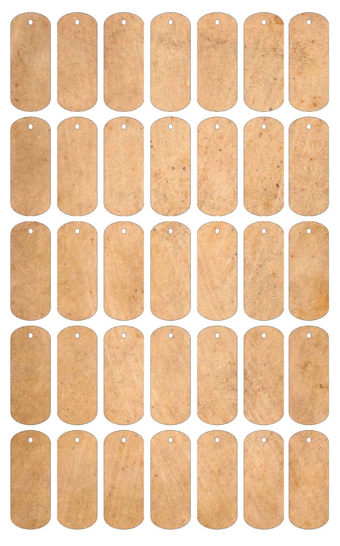 Brown Dangle Tags Stash Builders Digital Downloads - Etsy