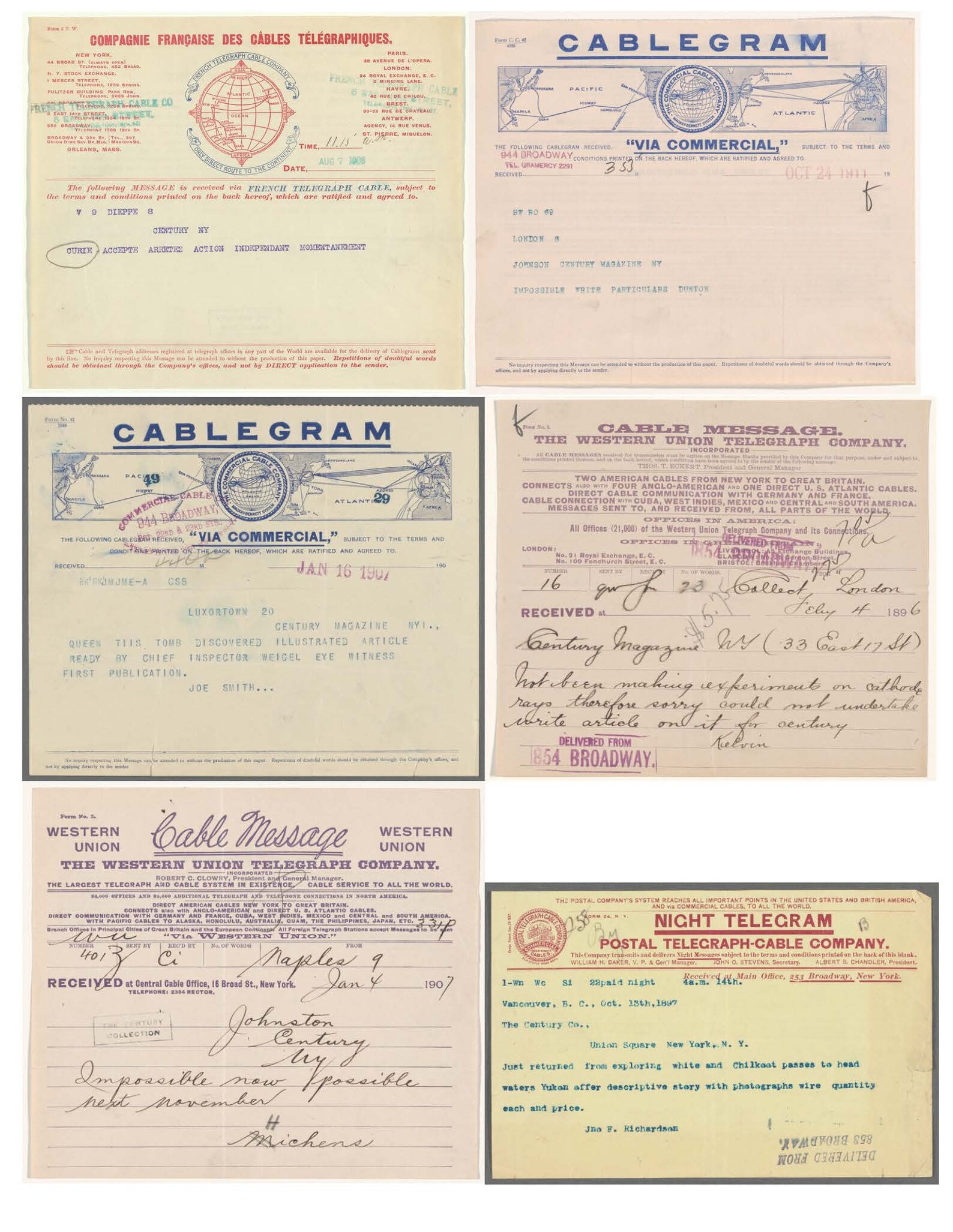 Printable Vintage Telegram's 3 Pages Printable Instant | Etsy