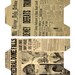 Vintage Newspaper File Folders & Ephemera Set, Digital Downloads ...