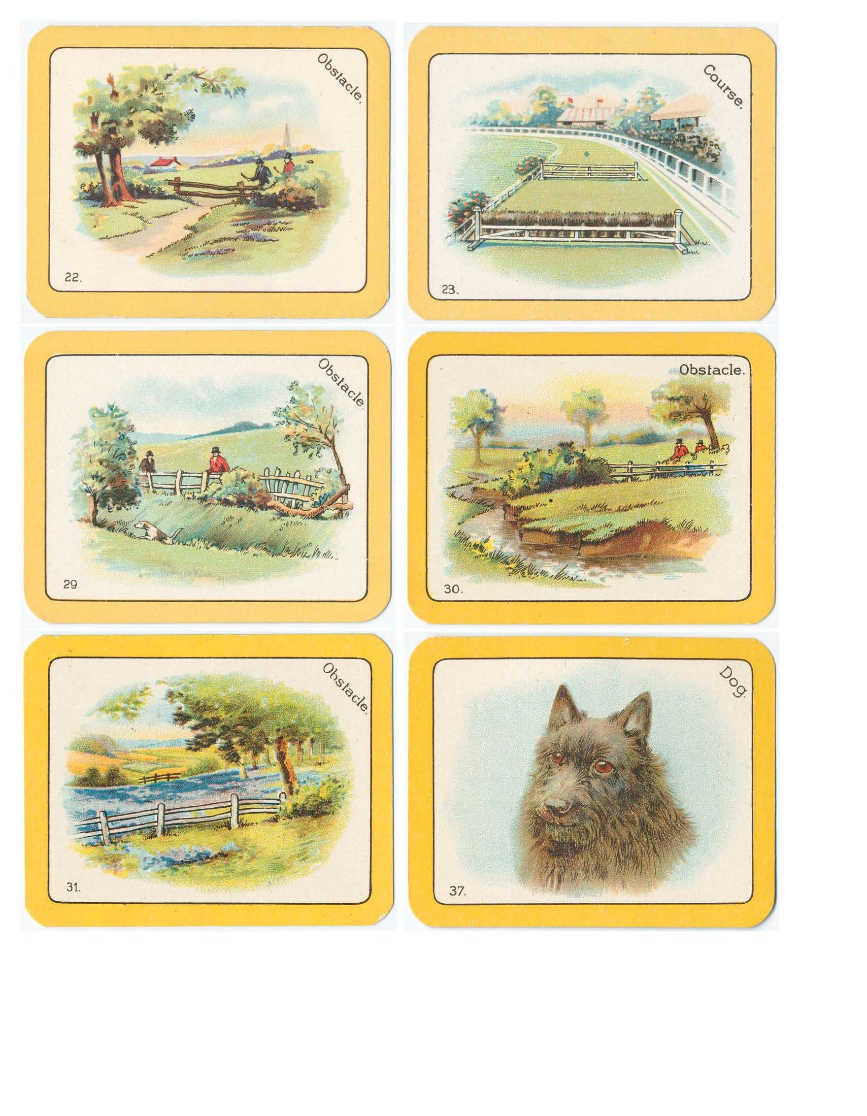 English, Playing Cards, 10 Pages, Instant Download, Vintage Ephemera ...