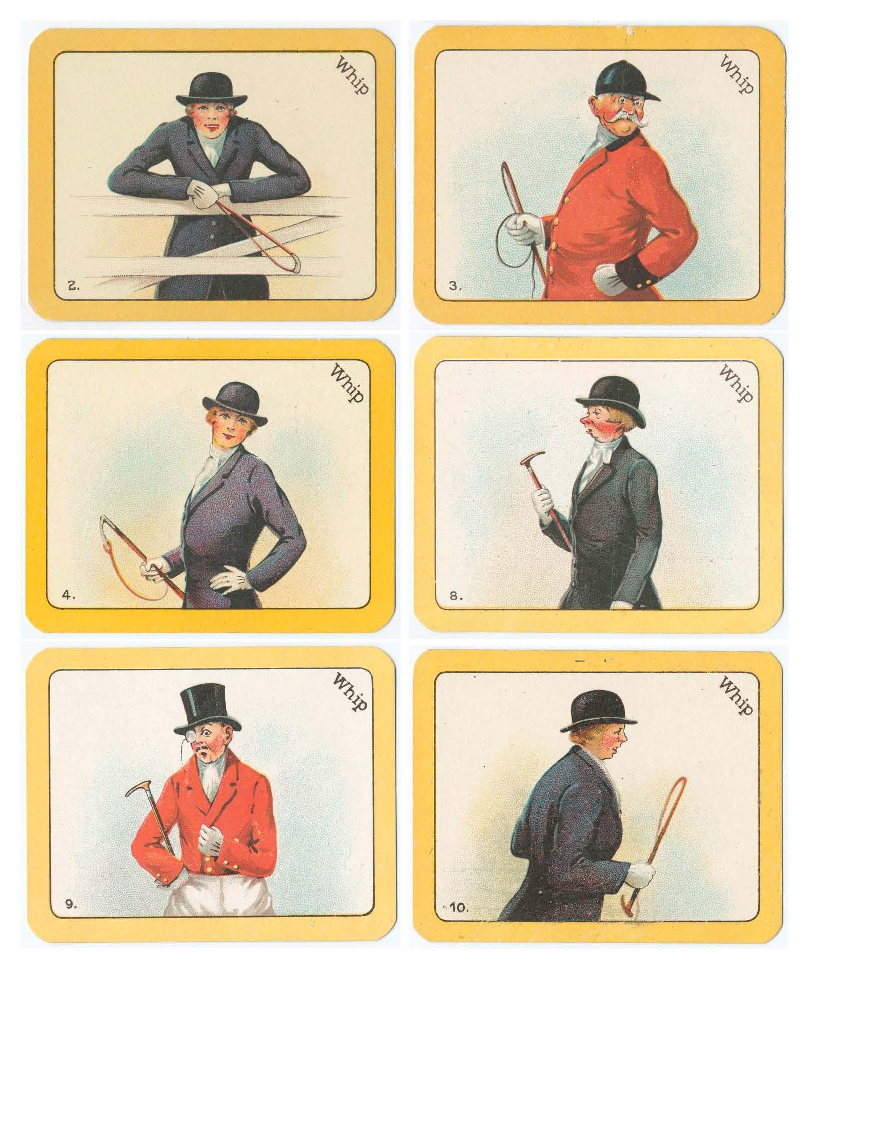 English, Playing Cards, 10 Pages, Instant Download, Vintage Ephemera ...