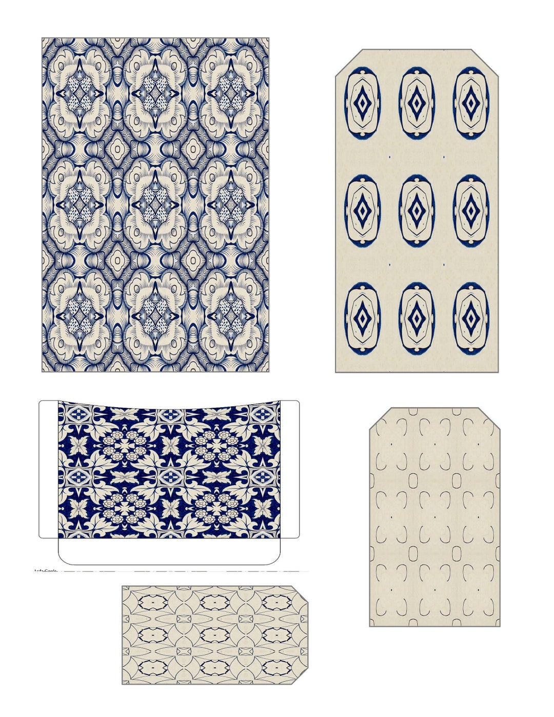 Tile 10 Digital Loaded Pocket, Digital Download, Tile Ephemera, Junk ...