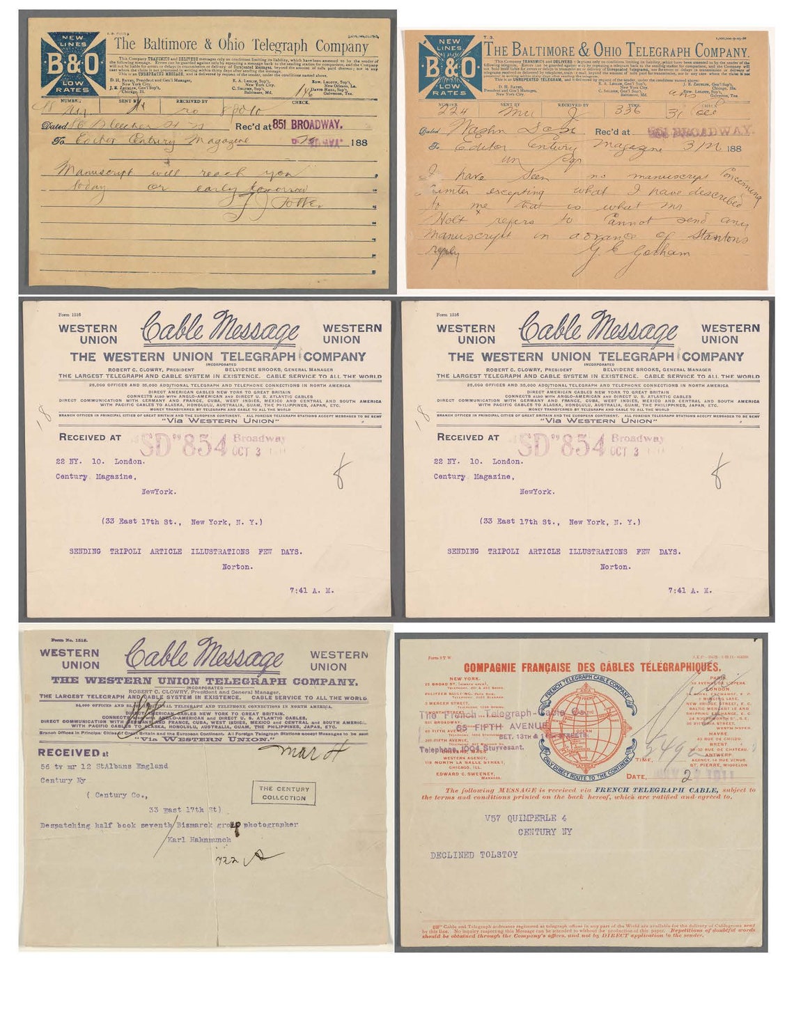 Printable Vintage Telegram's 3 Pages Printable Instant | Etsy