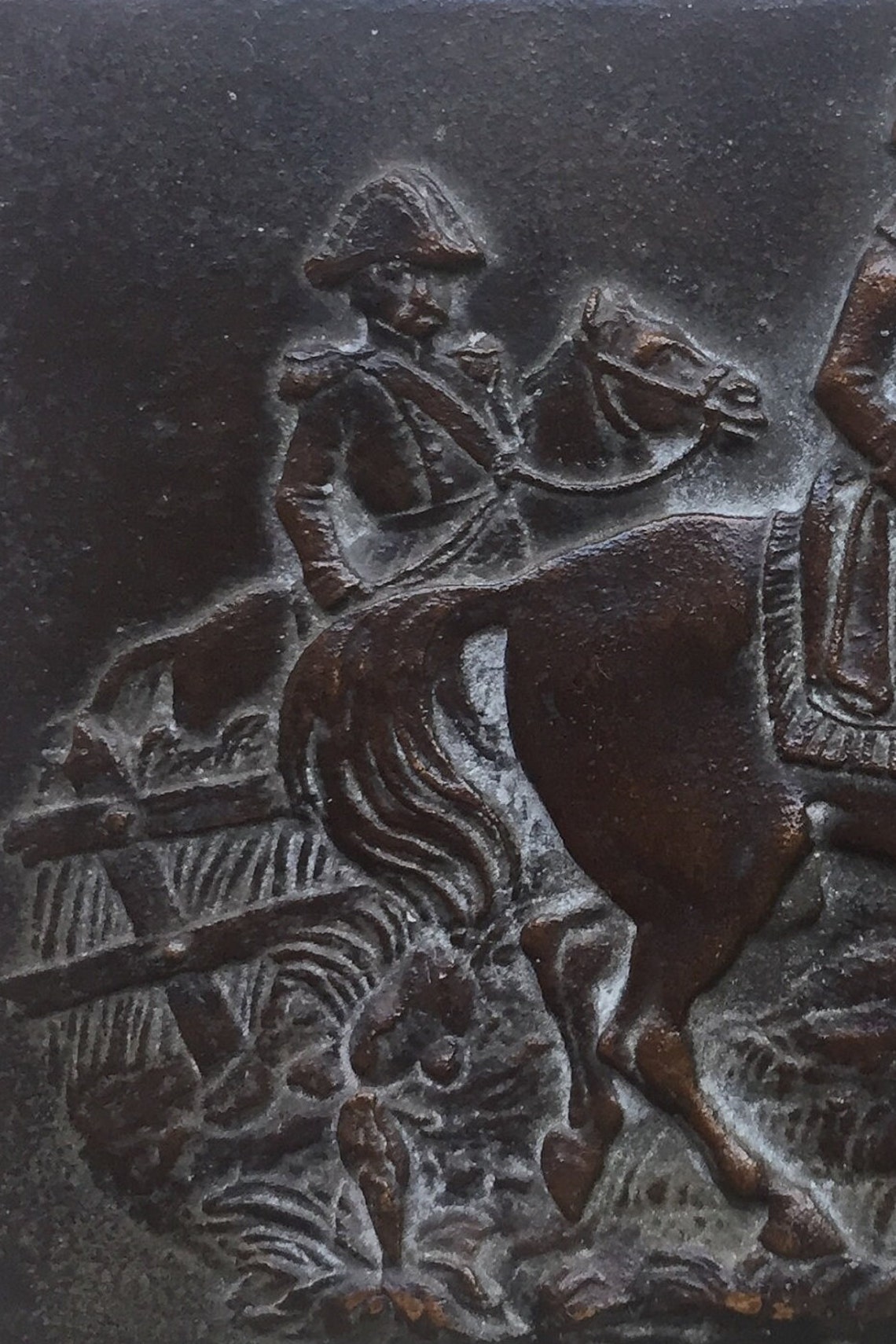 19th Century German Hessian Prussian Bronze in Bas Relief. - Etsy