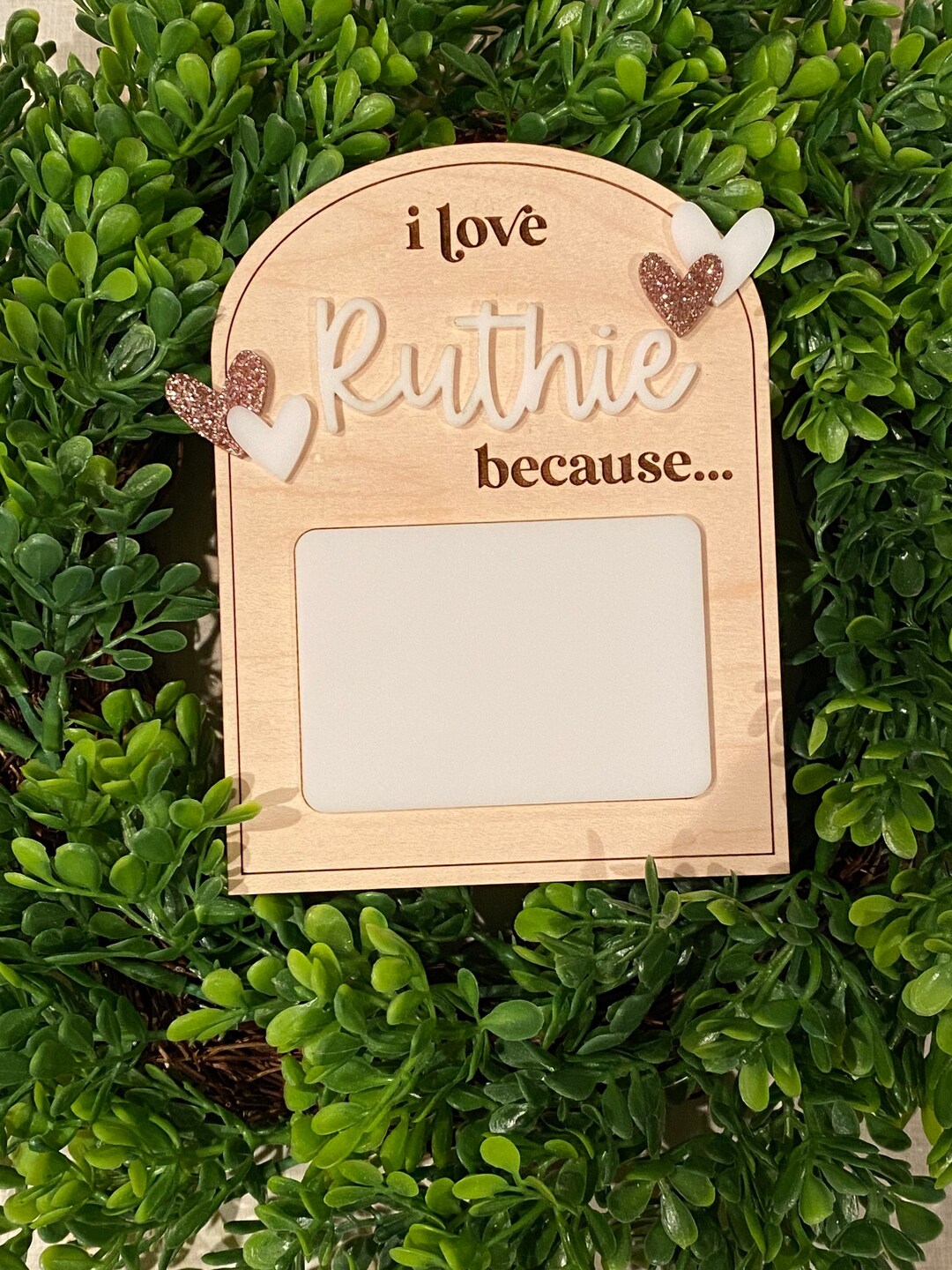 I Love You Note Sign | I Love You Because Sign| Reason I Love You ...