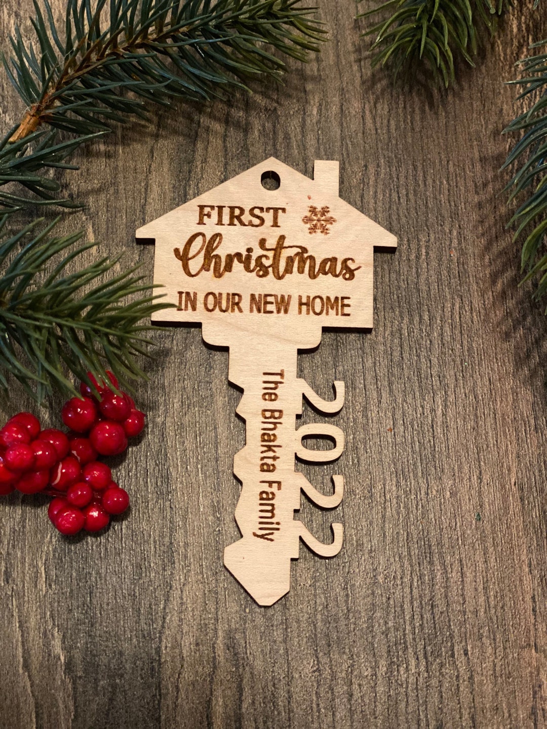 First Christmas in Our New Home | New Home Ornament | Our First ...