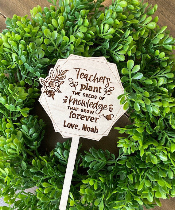 Teachers Plant the Seeds of Knowledge That Grow Forever - Etsy