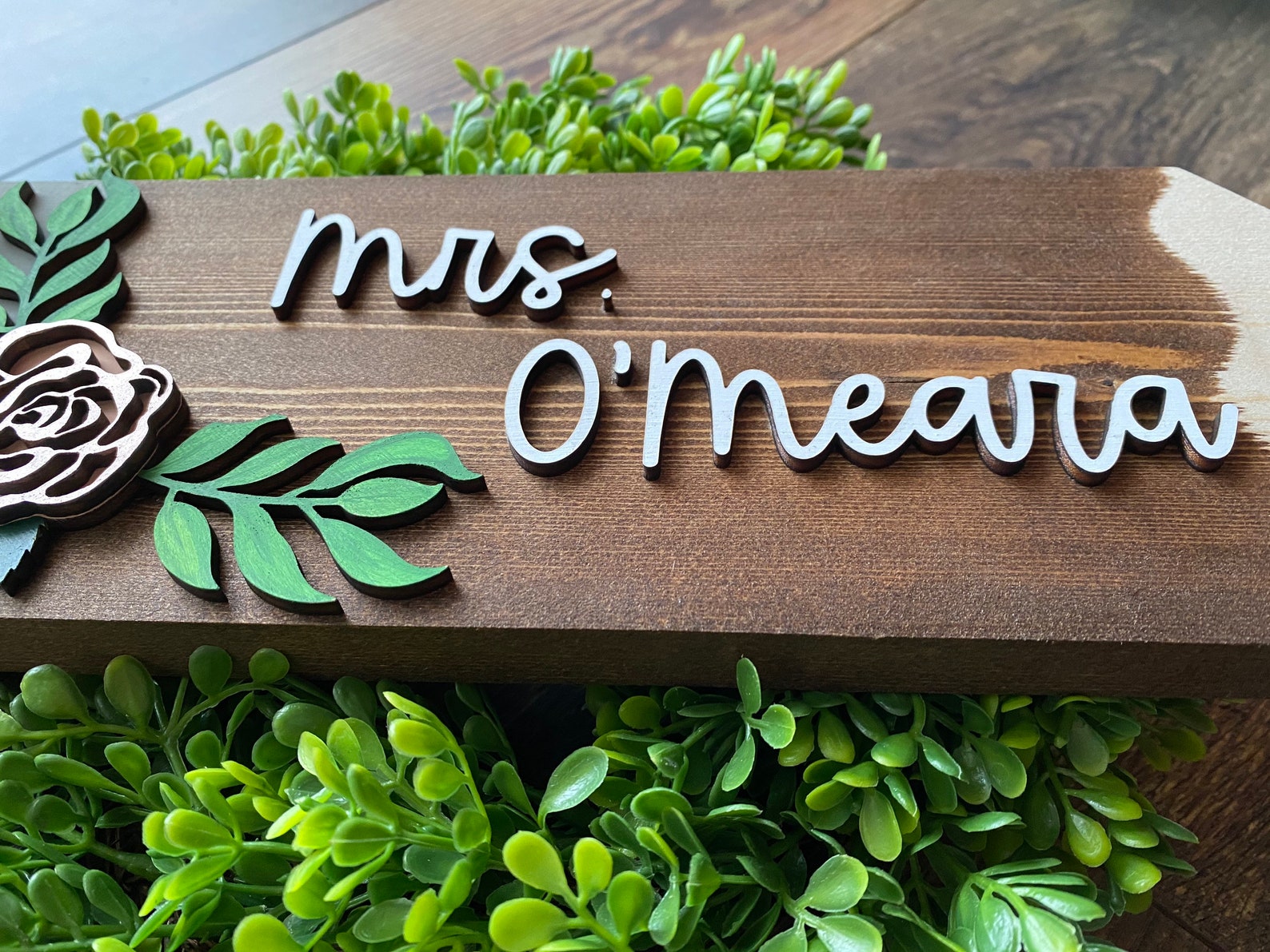 Personalized Wood Pencil Sign | Teacher Sign | Wood Cut | 3D Laser Cut ...