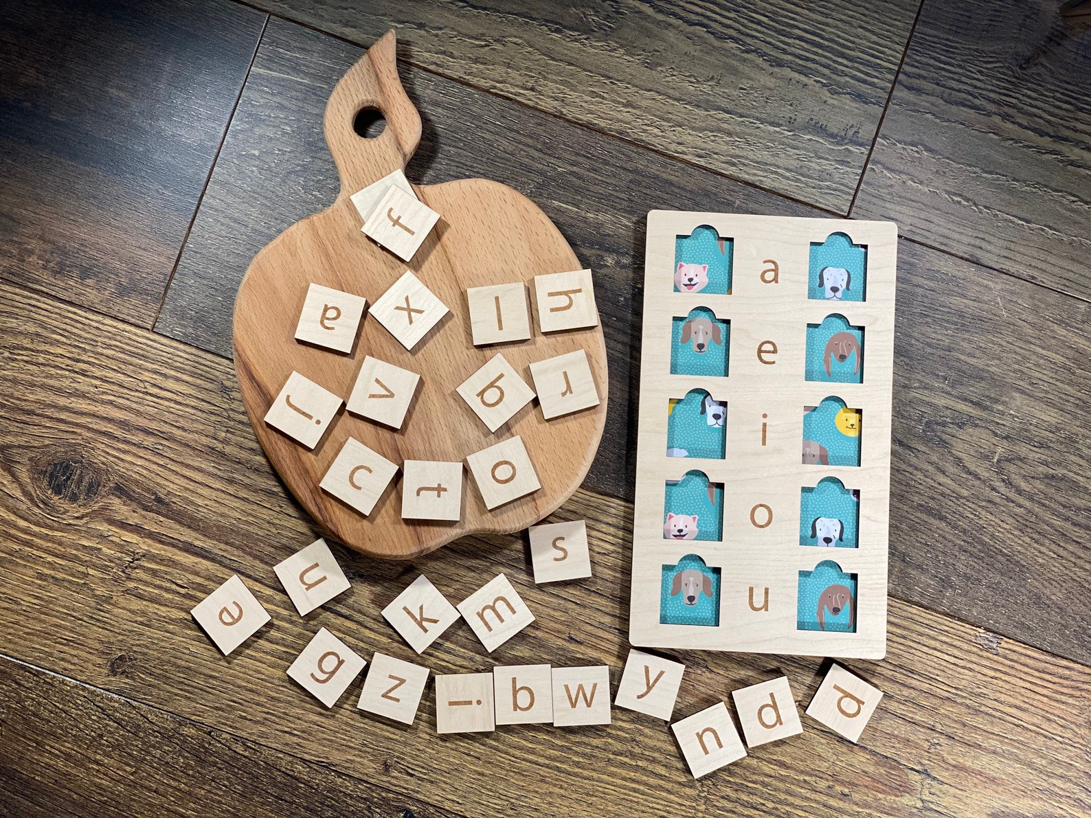 CVC Words- Word Boards- Wooden Spelling Board- Homeschool. Help Your ...