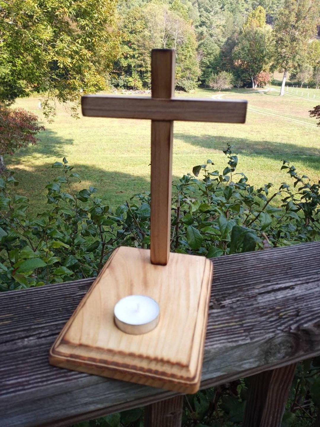 Orthodox Home Prayer Altar With Cross and Candle, Catholic Prayer Altar ...