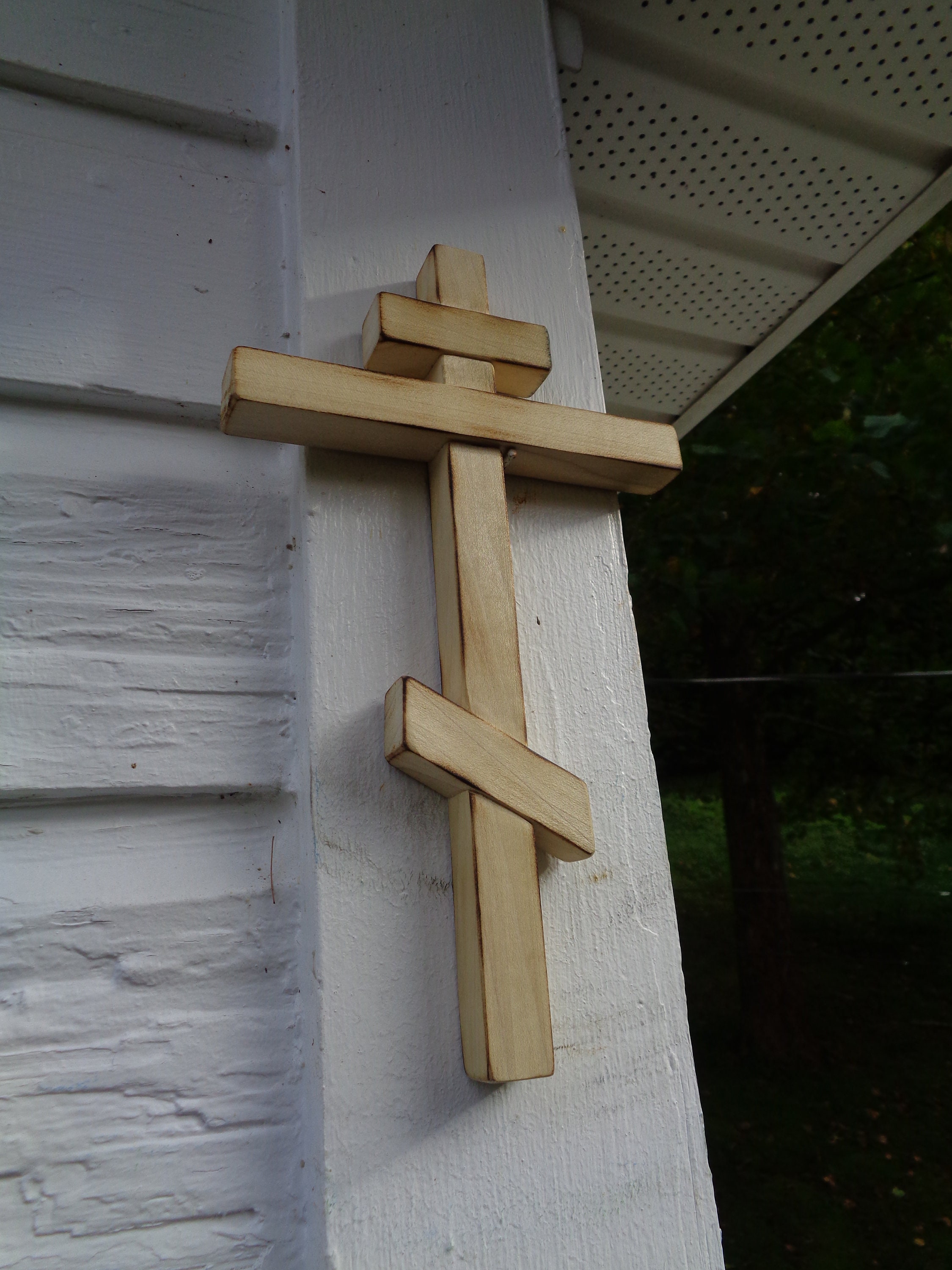 Handmade Wooden Cross/Crucifix Catholic Crucifix with Brass | Etsy