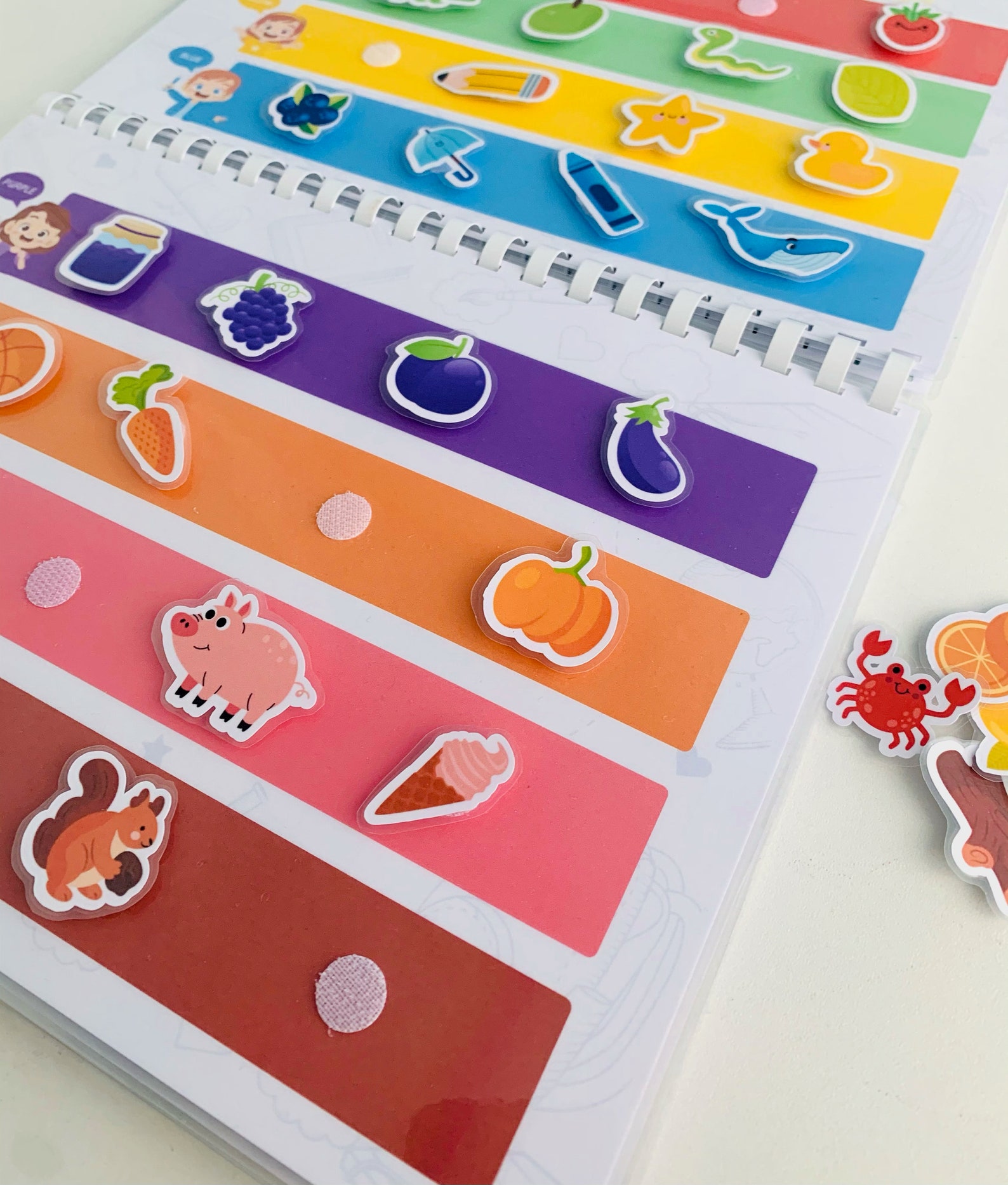 My Busy Book Velcro Learning Activity Binder EYFS. - Etsy UK