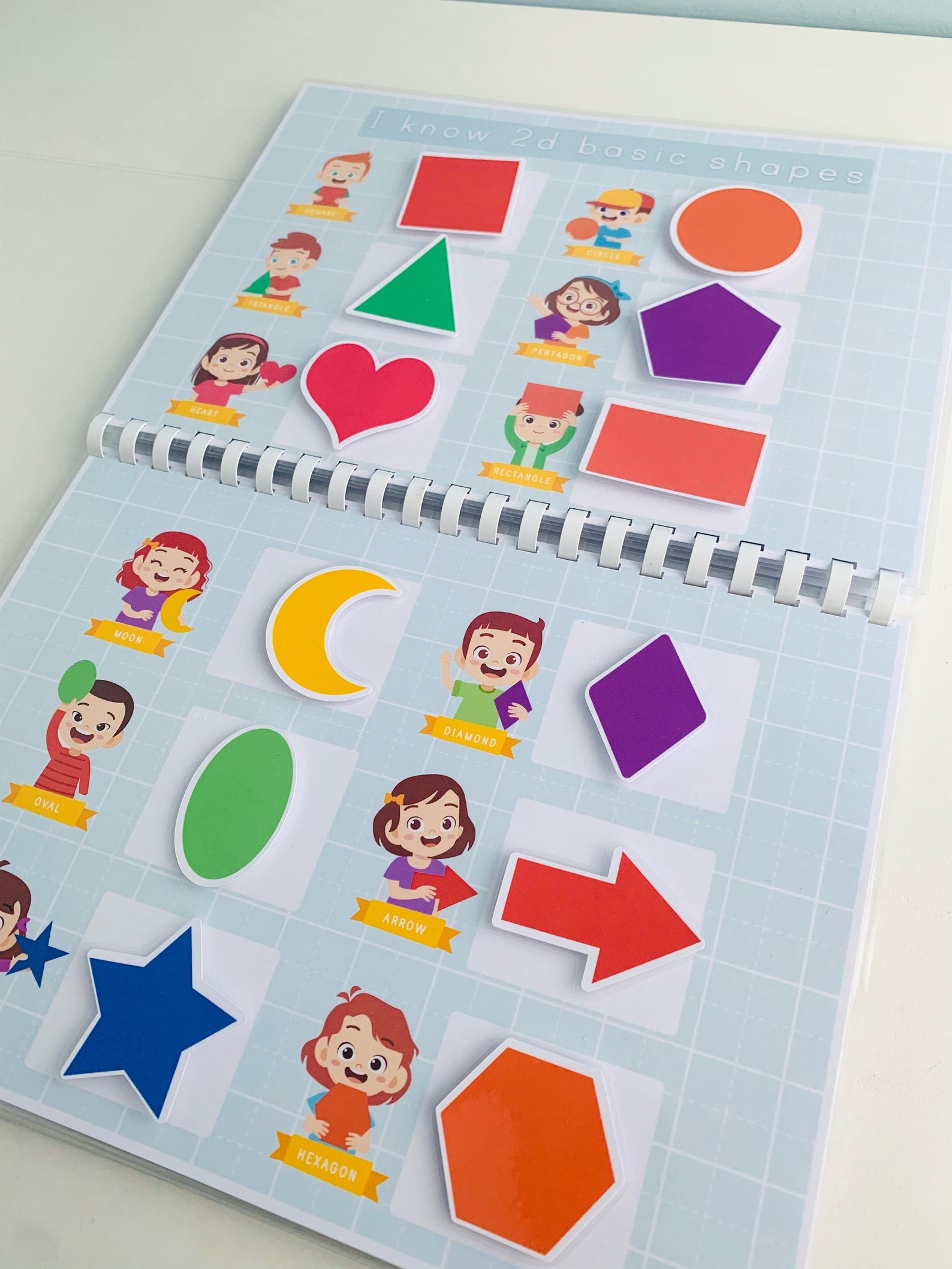 Busy Book Velcro Learning Activity Binder EYFS | Etsy UK