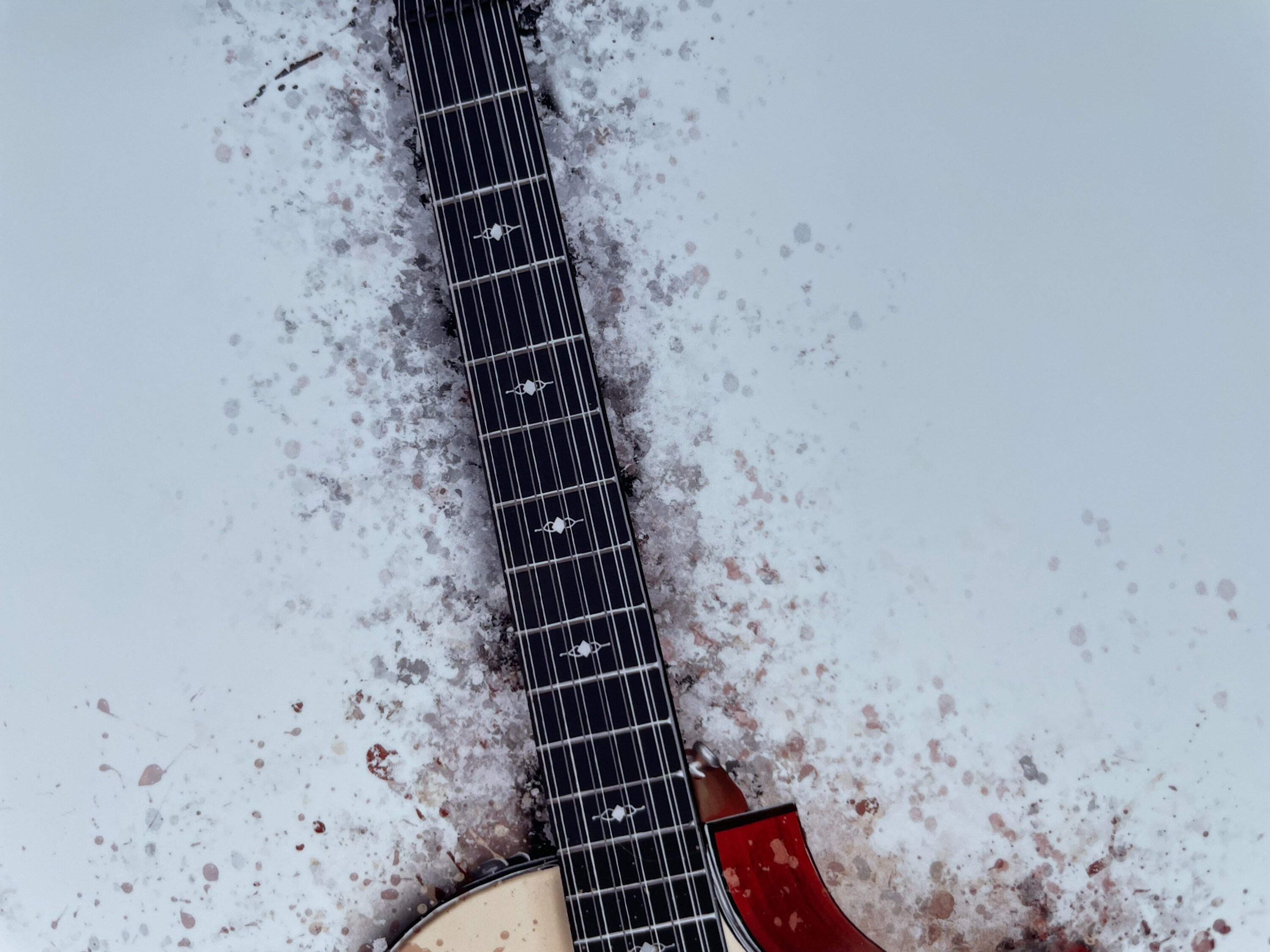 Acoustic, Guitar, Splatter, Art Print, Poster, Unframed - Etsy UK