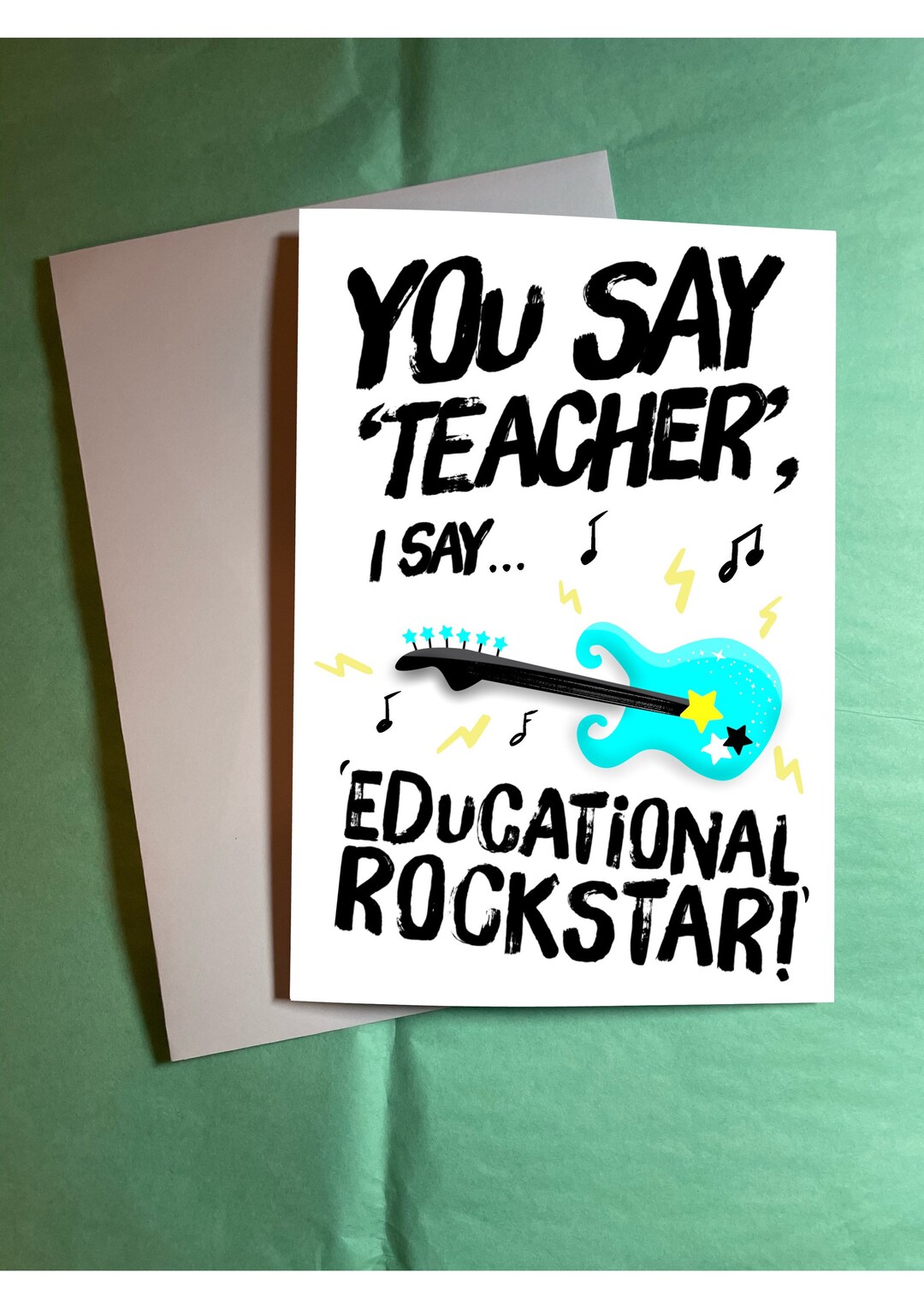 Thank You, Teacher, Appreciation, Educational, Rockstar, End of Term ...