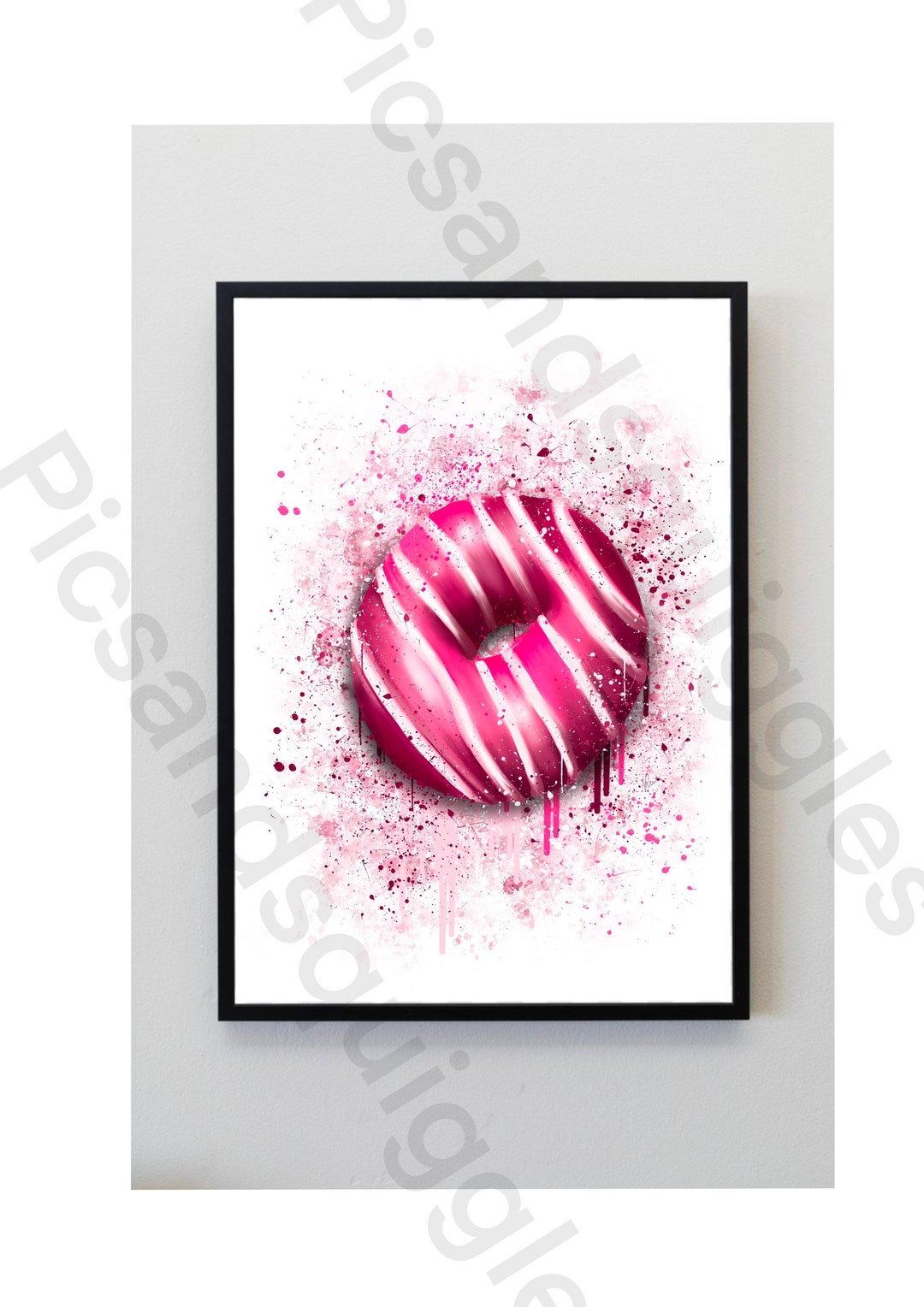 Pink, Unique, Food, Doughnut, Donut, Kitchen, Dining, Cafe, Shop ...