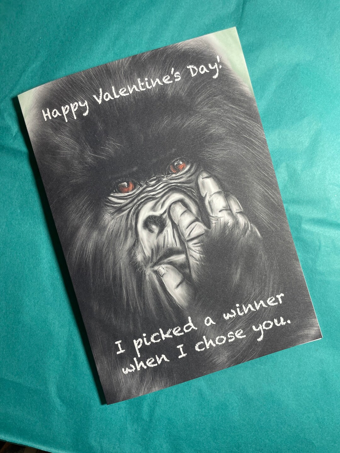 Funny, Rude, Valentine’s Day, Monkey, Gorilla Card - Etsy