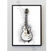 Electric Guitar, Splatter, Art Print, Unframed - Etsy UK